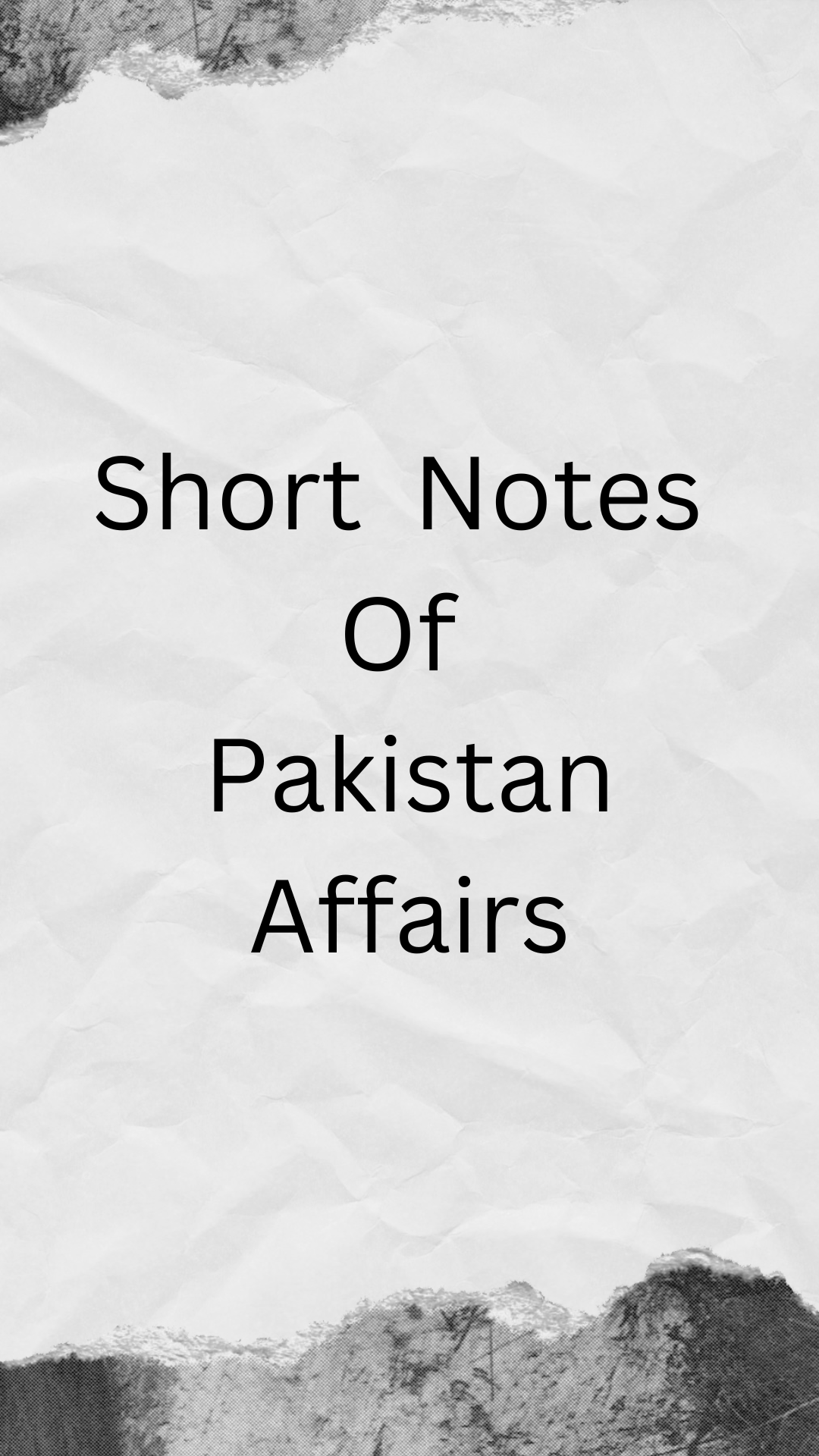 The Authentic Notebook: Diverse Notes of Pakistan Affairs - Exampedia